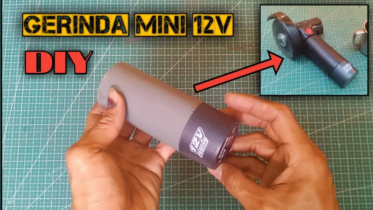 gerinda cordless mini 12v rakitan - YouTube