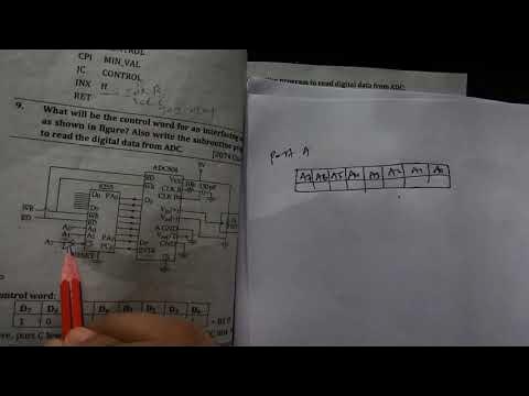 Parallel interfacing with microprocessor based system Problem 02 Instrumentation II - YouTube