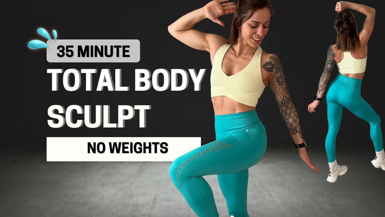 35 min TOTAL BODY SCULPT 🔥 | Intense | No Weights | Full body workout ...