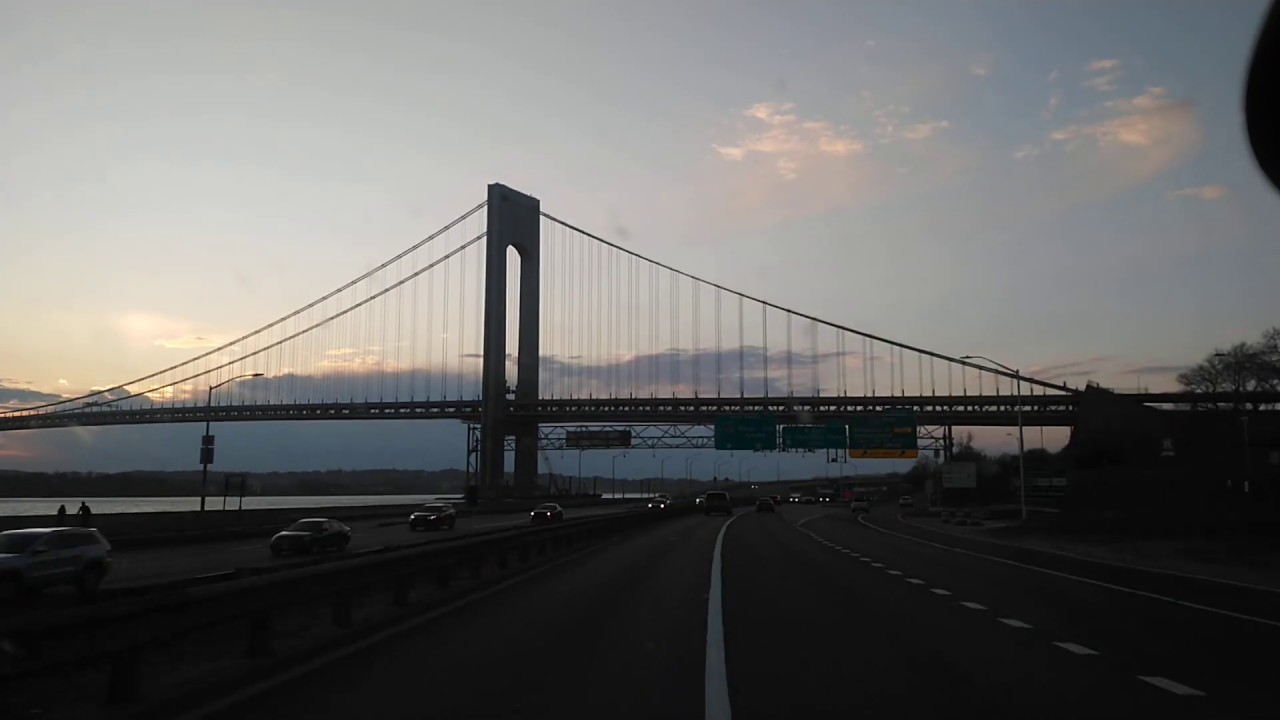 Driving on the Belt Parkway from Rockaway Parkway exit to BQE in ...