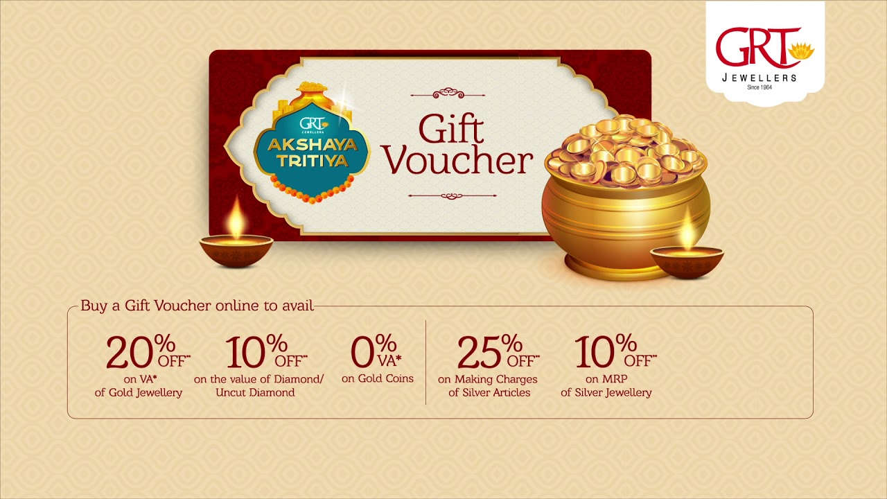 GRT Jewellers | Akshaya Tritiya | Gift Voucher | 2021 - YouTube
