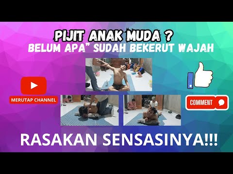 PIJIT ANAK BUJANG!!! BARU DI PEGANG SUDAH TERIAK !!!😂😂😂