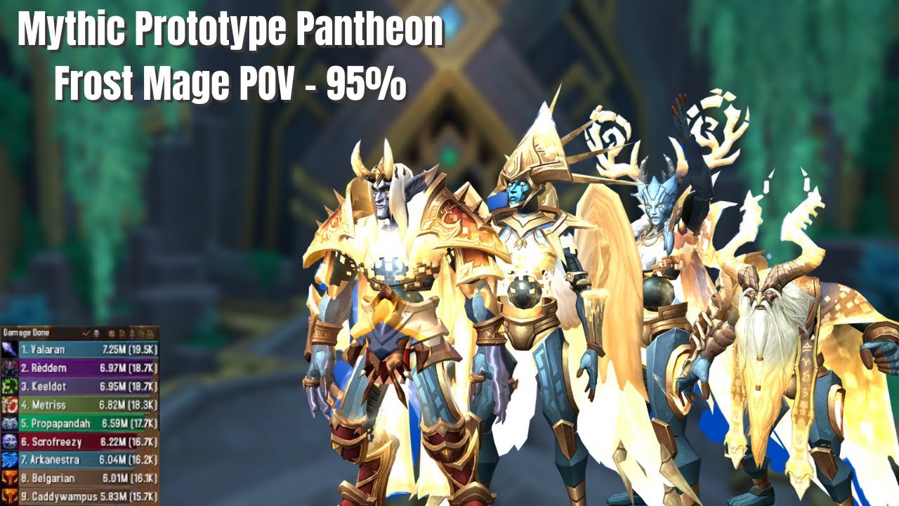 Mythic Prototype Pantheon - Necrolord Frost Mage 95% - YouTube