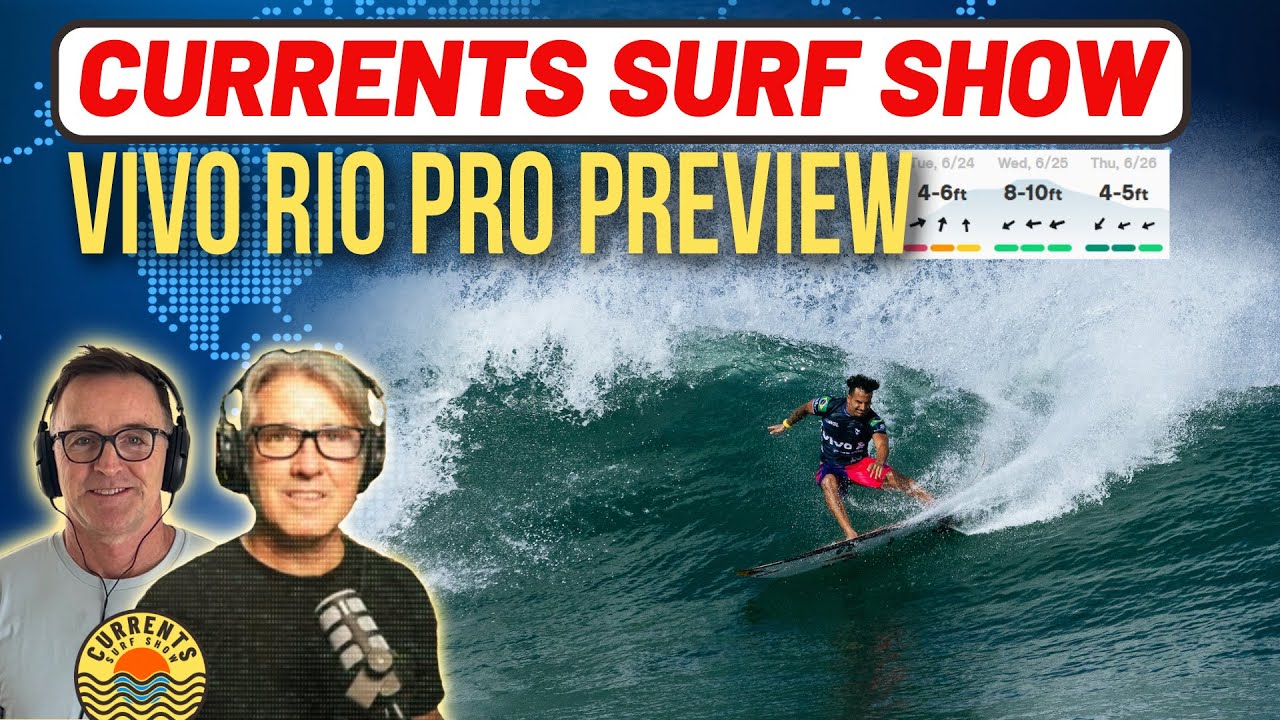 Vivo Rio Pro Preview 2025 for the WSL event in Saquarema, Brazil - YouTube