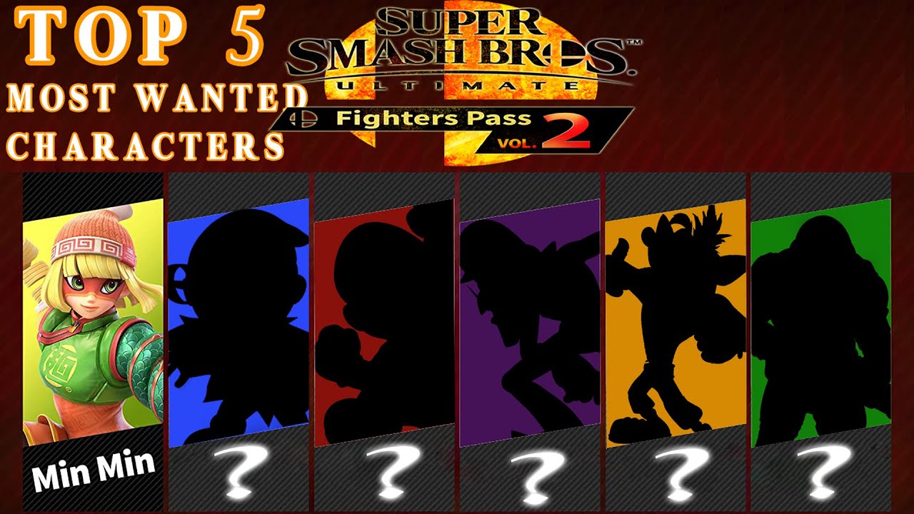 My Top 5 Most Wanted Characters For DLC In Super Smash Bros Ultimate ...