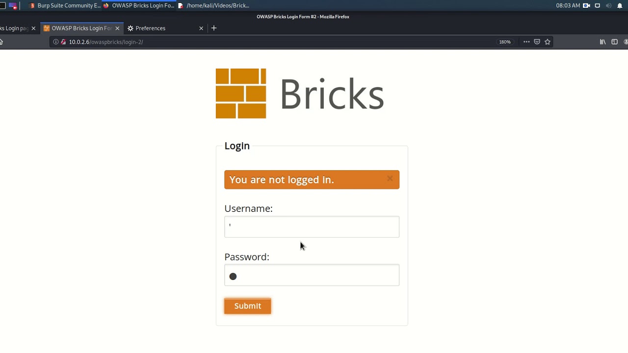 Bricks Login Page 2 Javascript Validation - YouTube