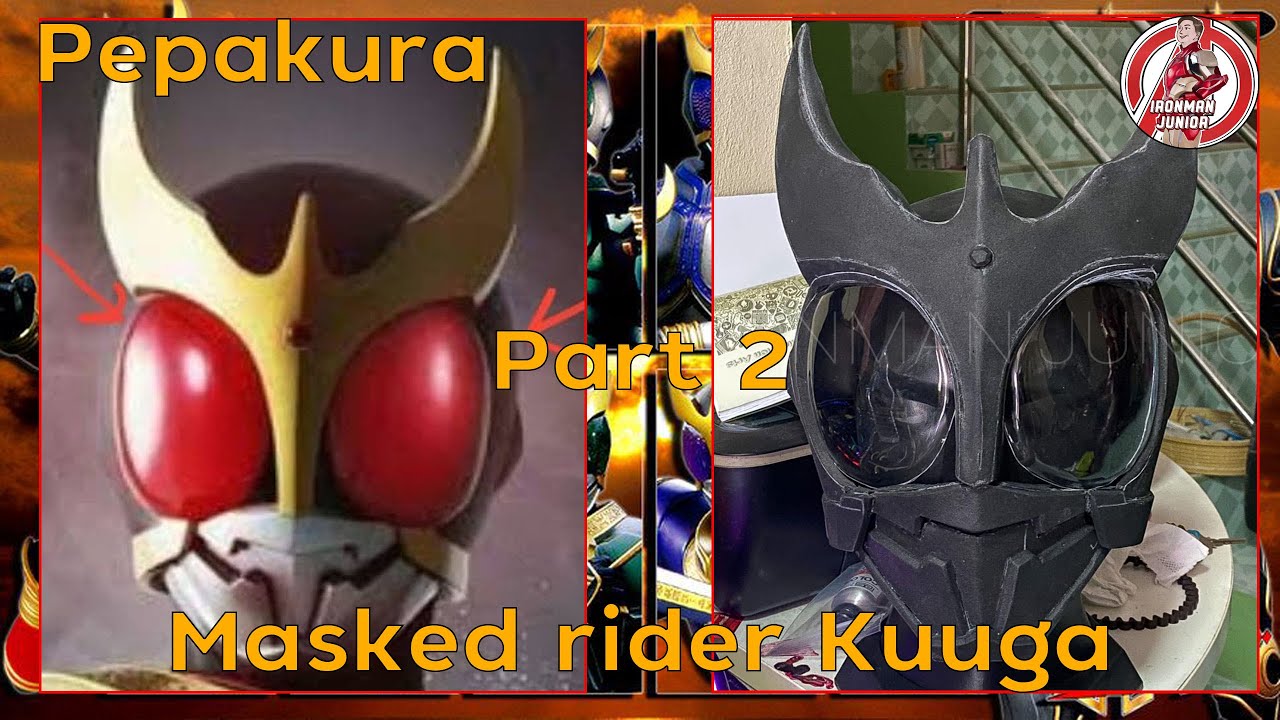 รีวิว: Cosplay Kamen rider Kuuga Helmet Part 2 (Thai) - YouTube