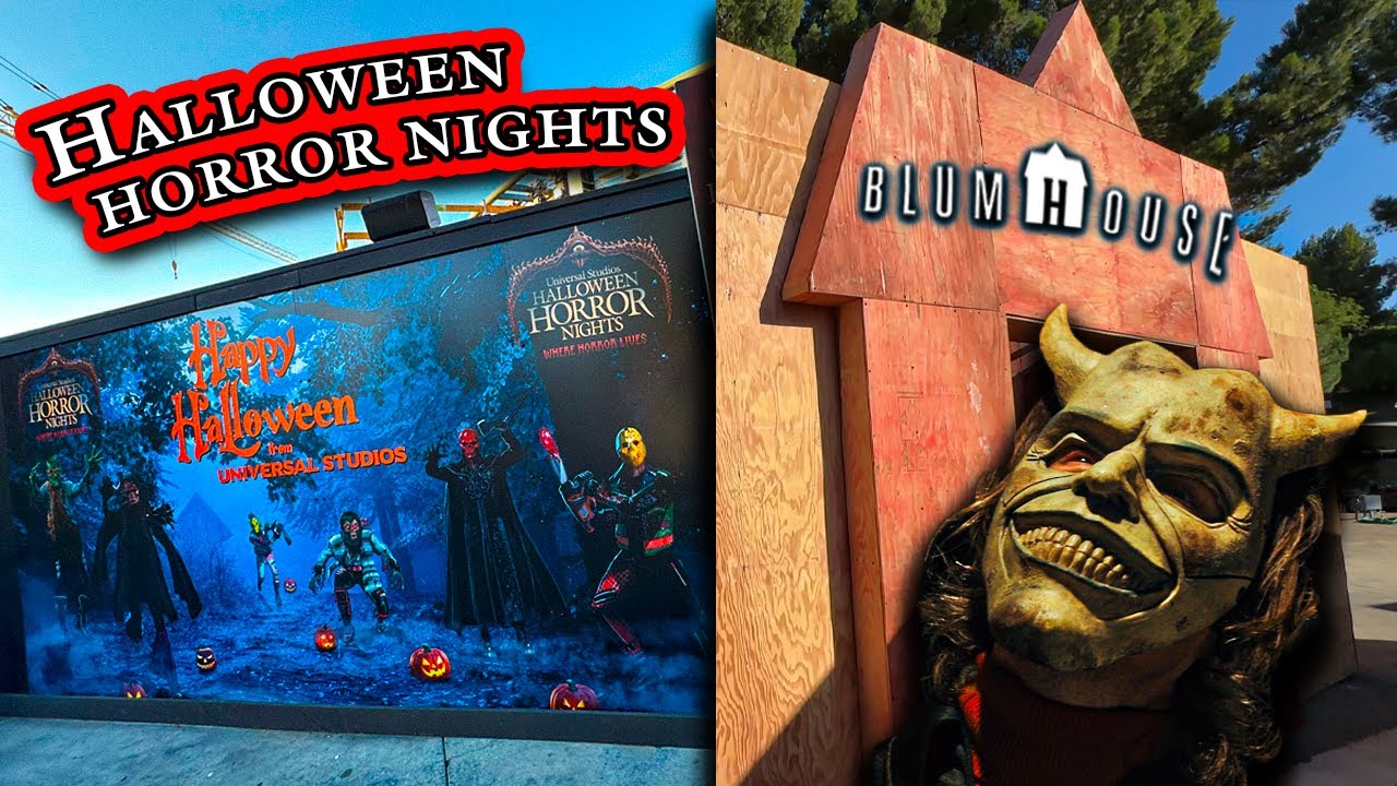 Halloween Horror Nights 2024 UPDATE BLUMHOUSE TAKEOVER! - YouTube