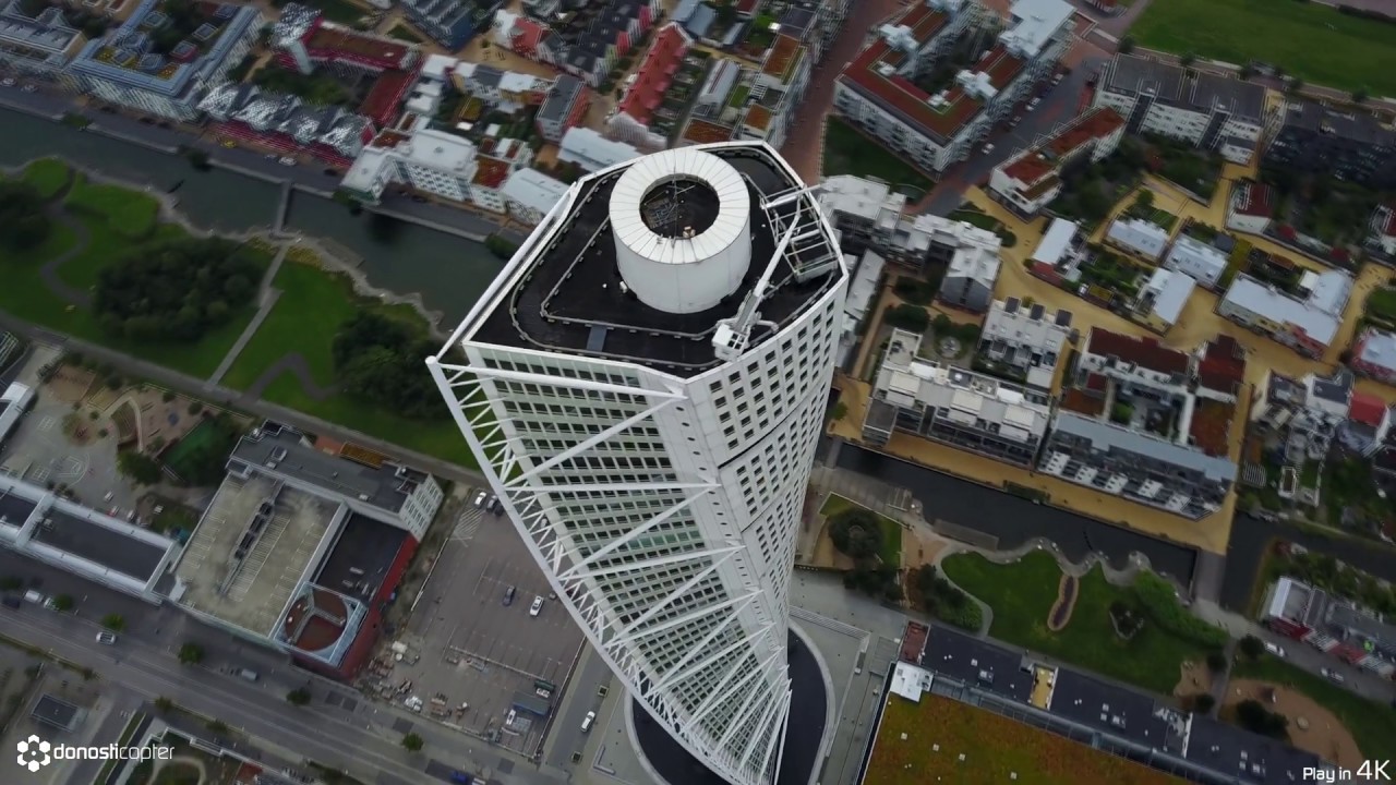 Turning Torso 4K Aerial - YouTube