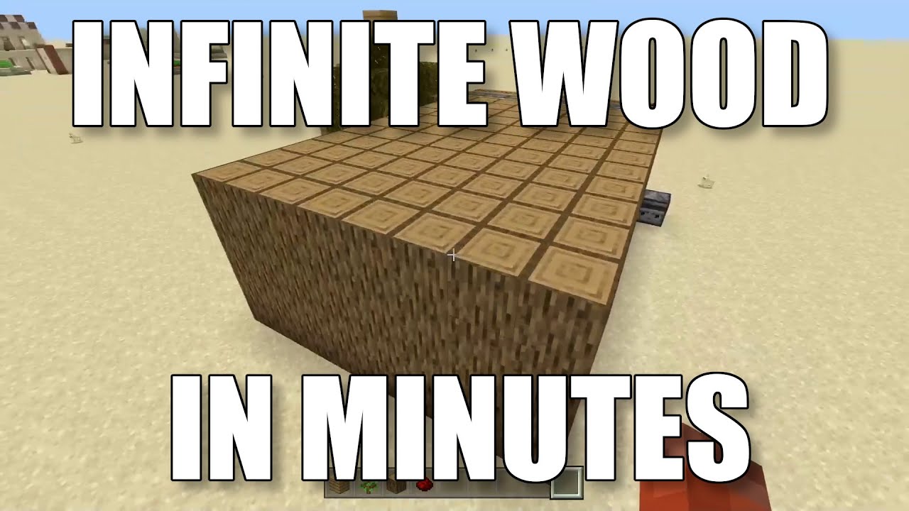 How To Get Infinite Wood In Minecraft! - YouTube