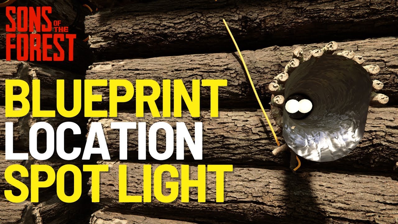Spot Light Blueprint Location In Sons of the Forest 1.0 2024 - YouTube