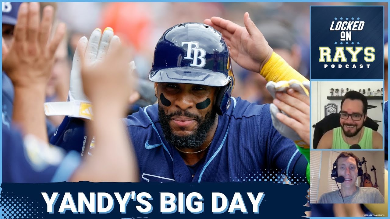 Yandy Diaz Celebrates Birthday with a Rays Win | Locked On Rays - YouTube