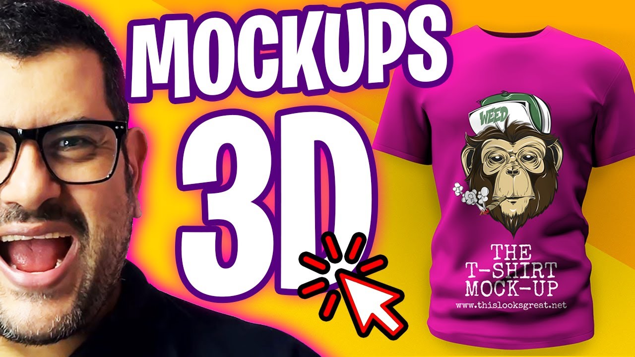 MOCKUP 3D para CAMISETAS Gratis. AUMENTA tus VENTAS - YouTube
