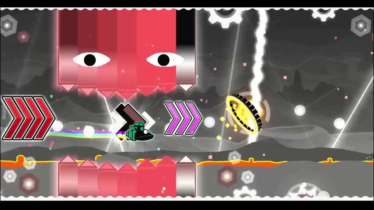 Geometry dash - Lightning vortex ( Easy demon) - YouTube