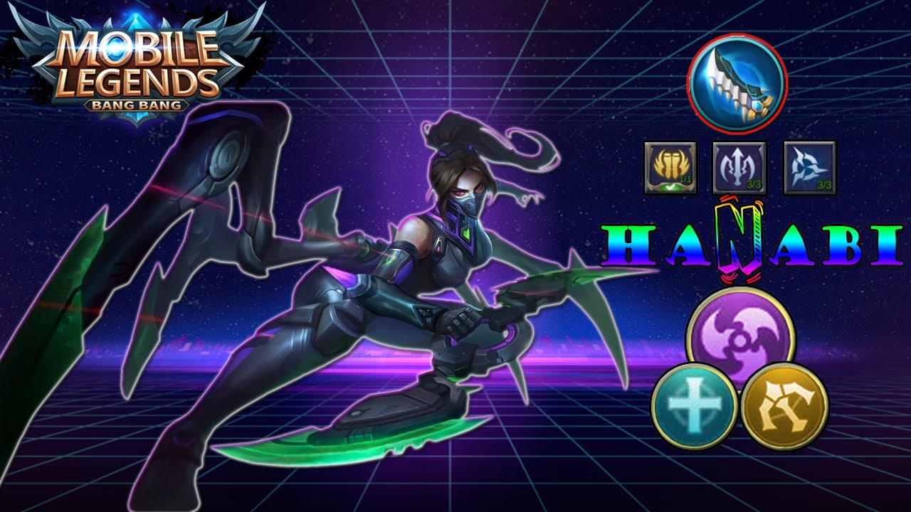 HANABI EMBLEM MARKSMAN PAKE BUILD INI - MOBILE LEGENDS - YouTube