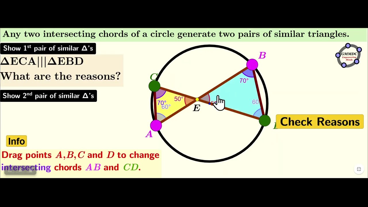 Linking Similarity of Triangles and Circle Geometry - YouTube