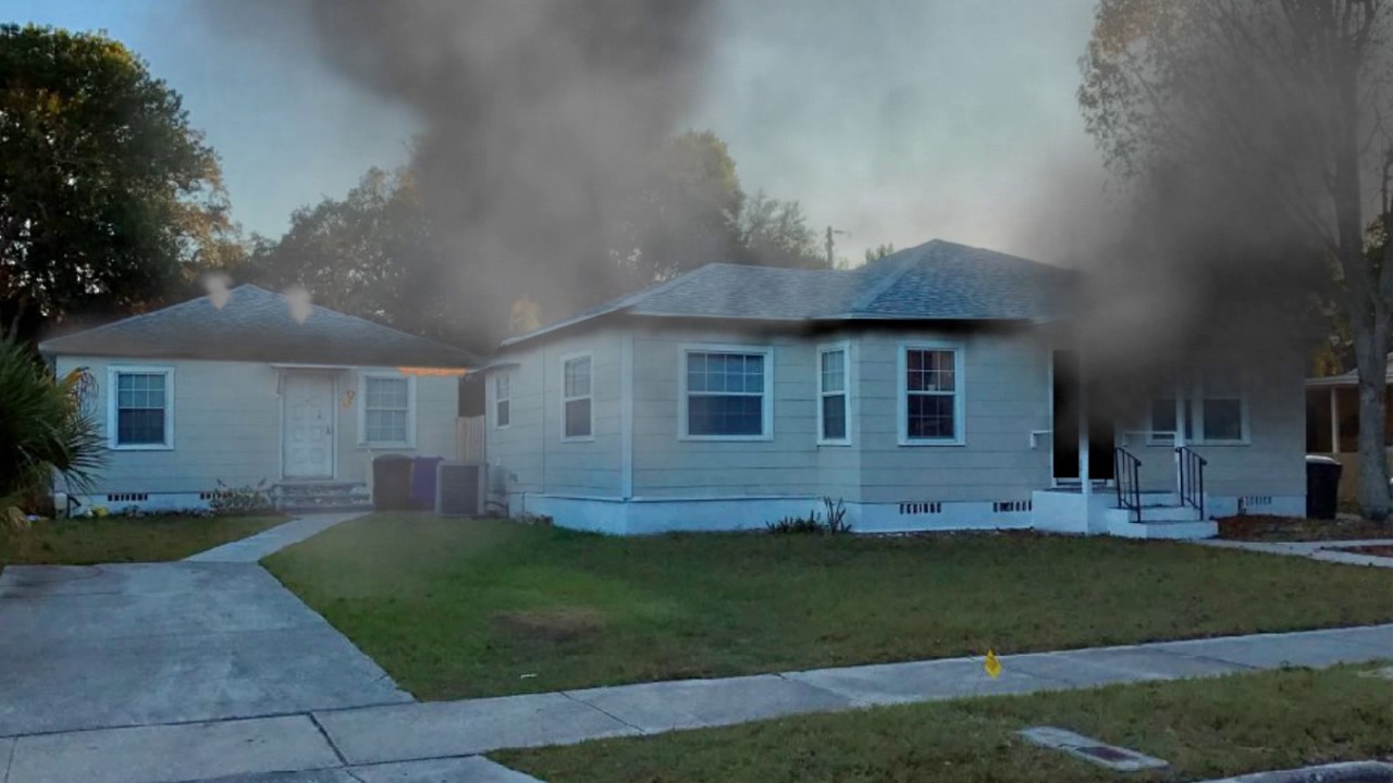 1-Story Single-Family Residential Fire Simulation - YouTube