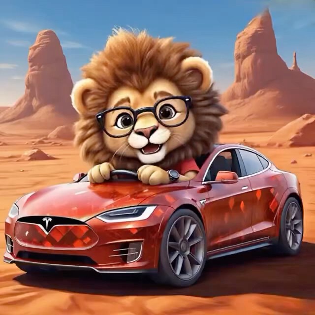 Lion driving tesla on mars 🦁🙀 #shorts #youtubeshorts #lion #slime - YouTube