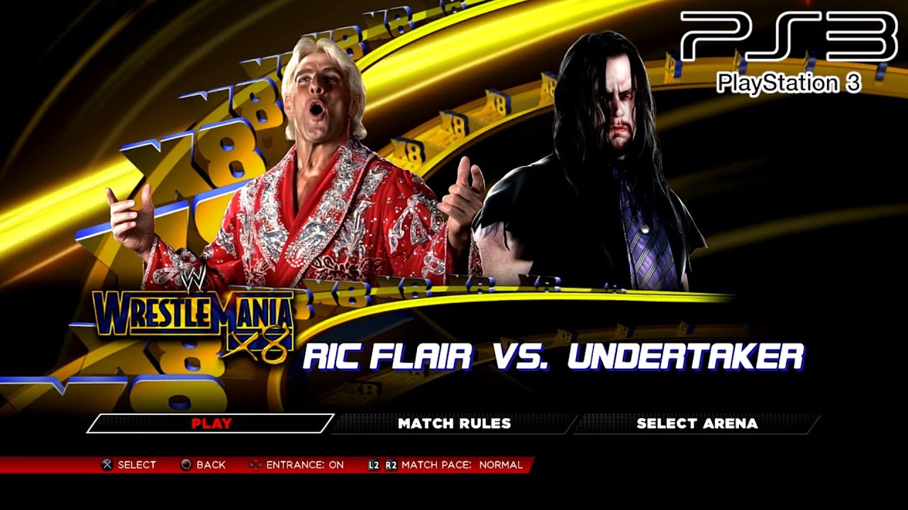 WWE 2K14 PS3 - Ric Flair (Retro) VS Undertaker (Retro) - [2K][mClassic ...