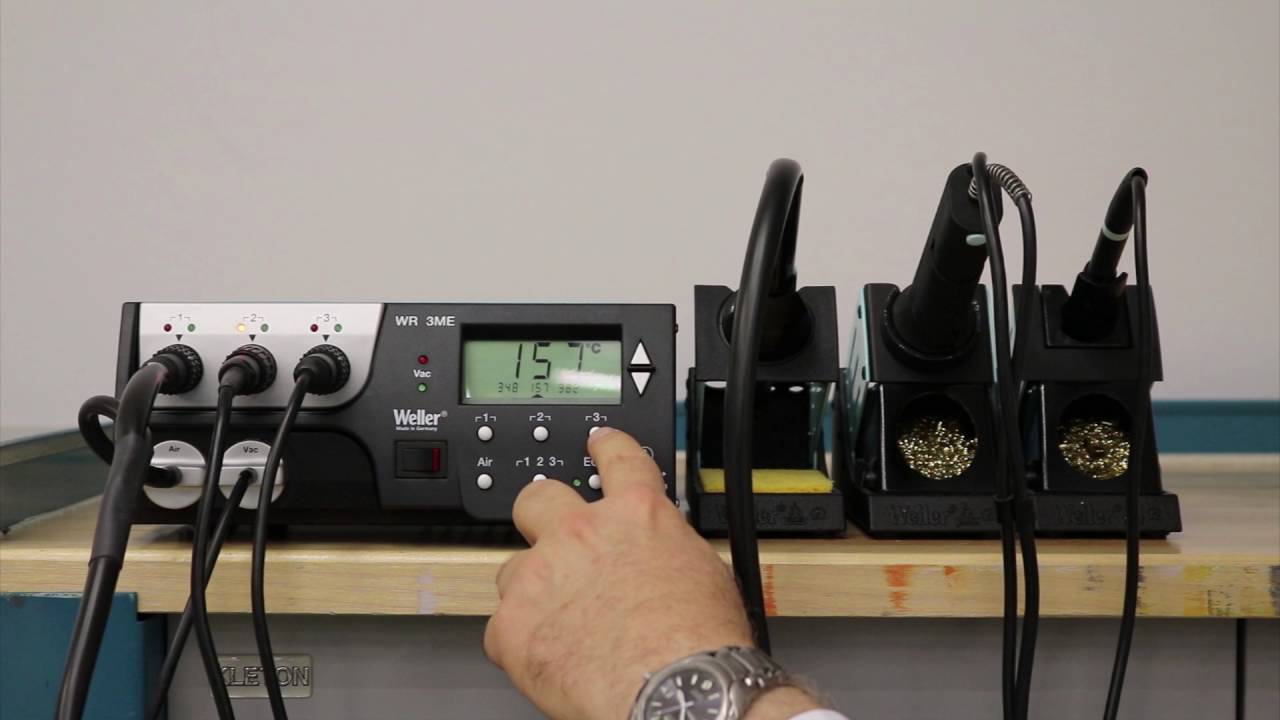 Station Weller WR3M - YouTube