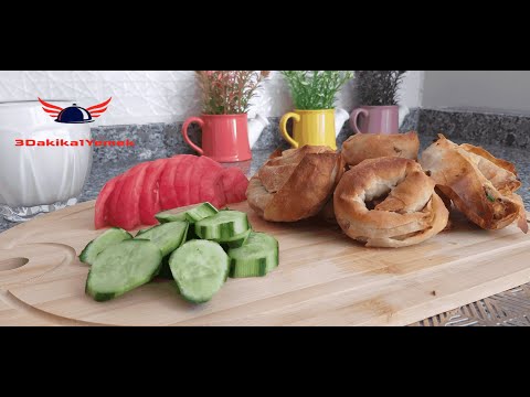 Hem Pratik Hem Çıtır Çıtır 3 Yufkadan 18 Börek 😋 - 3Dakika1Yemek