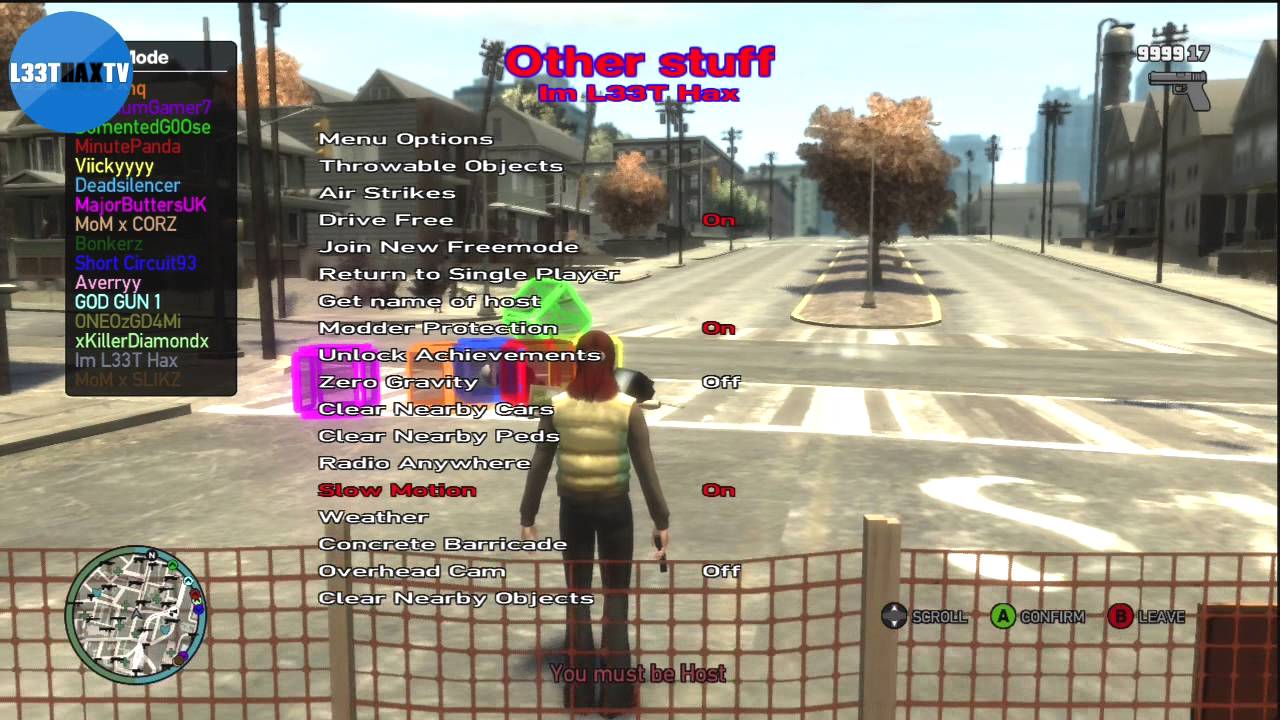 XMC Edited v5 Mod Menu - GTA IV - ISO Mods - XBOX 360 - YouTube