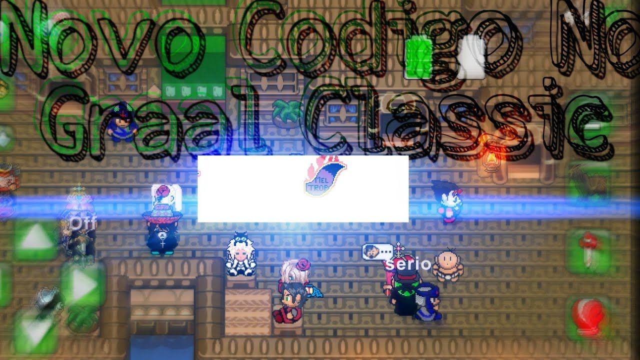 Novo Cod No Graal Classic - YouTube