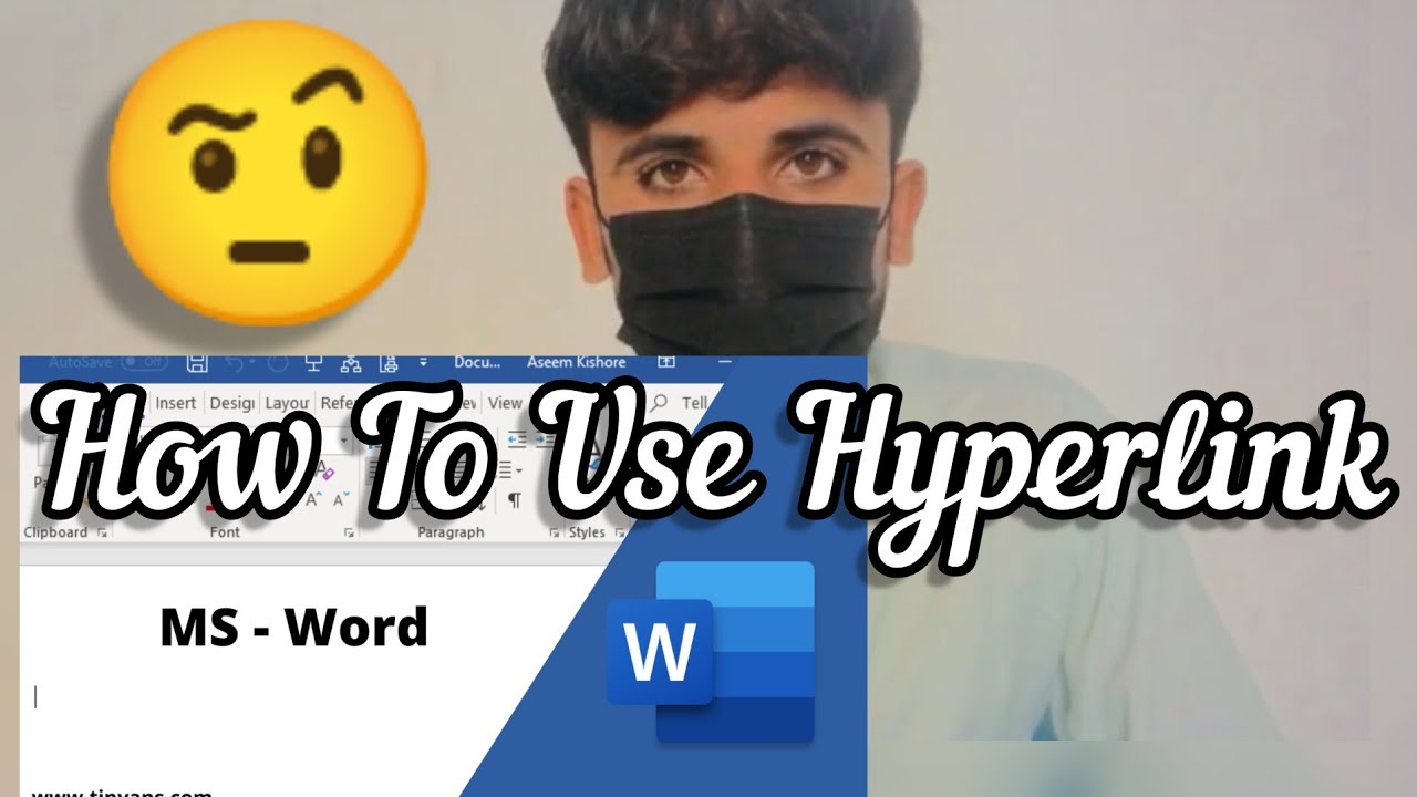 How To Use Hyperlink In MS Microsoft word - YouTube