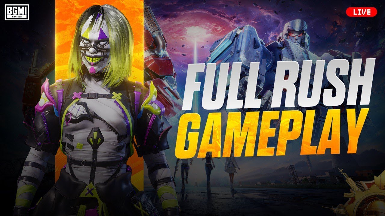 NEW UPDATE BGMI SPOOKY SOIREE 4.0 BGMI PUBG MOBILE LIVE RUSH GAMEPLAY ...