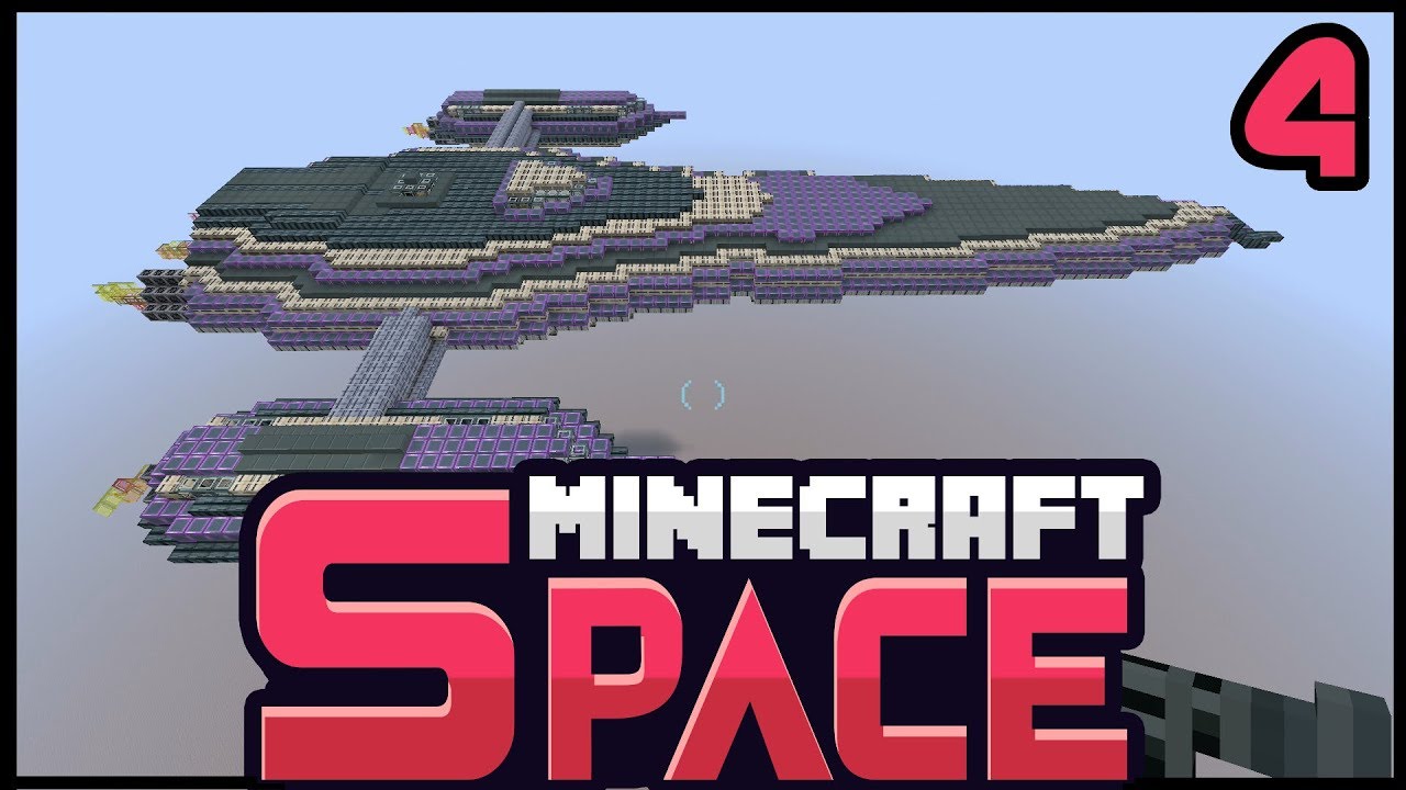 MINECRAFT SPACE ⭐️ Mega Raumschiff ! Folge 4 - YouTube