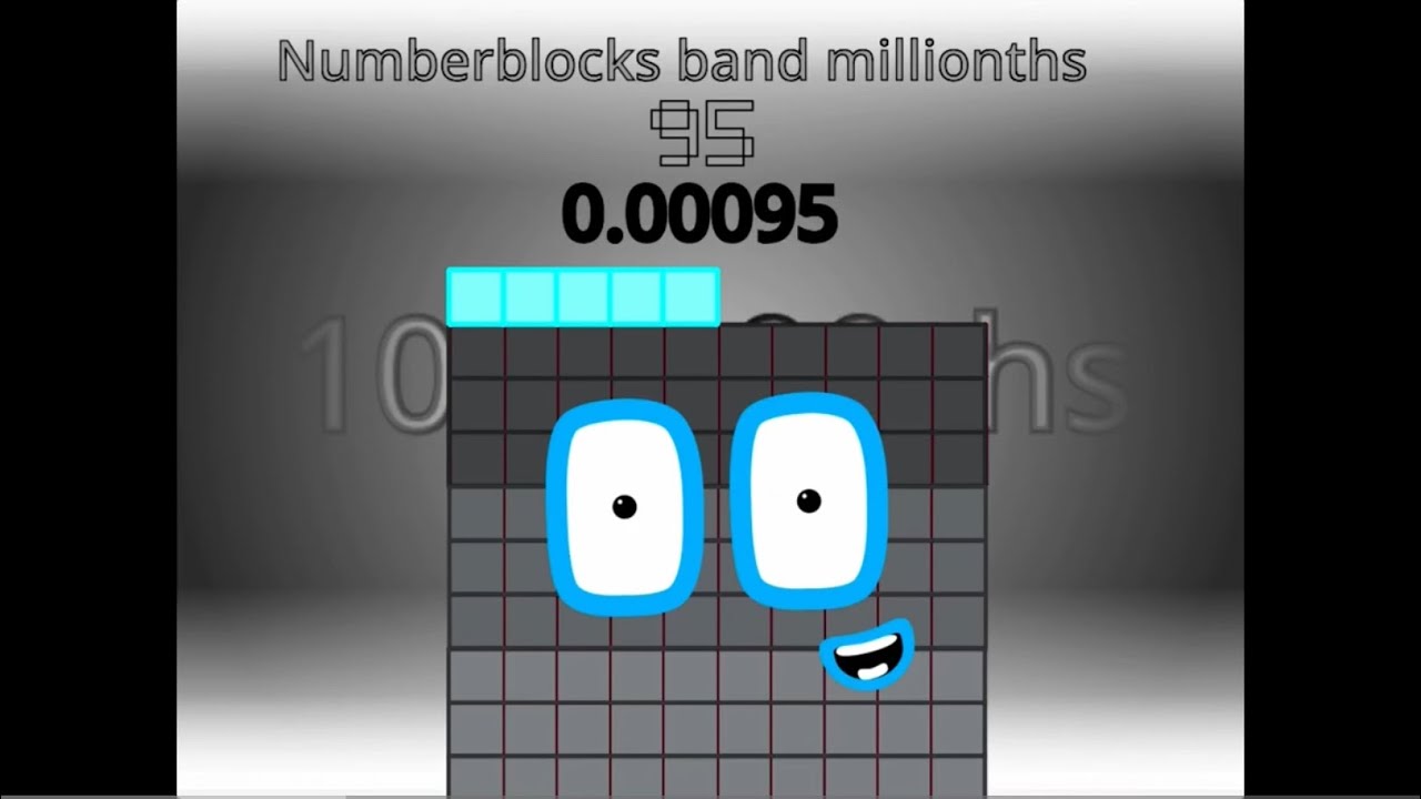 Numberblocks band millionths 95 - YouTube