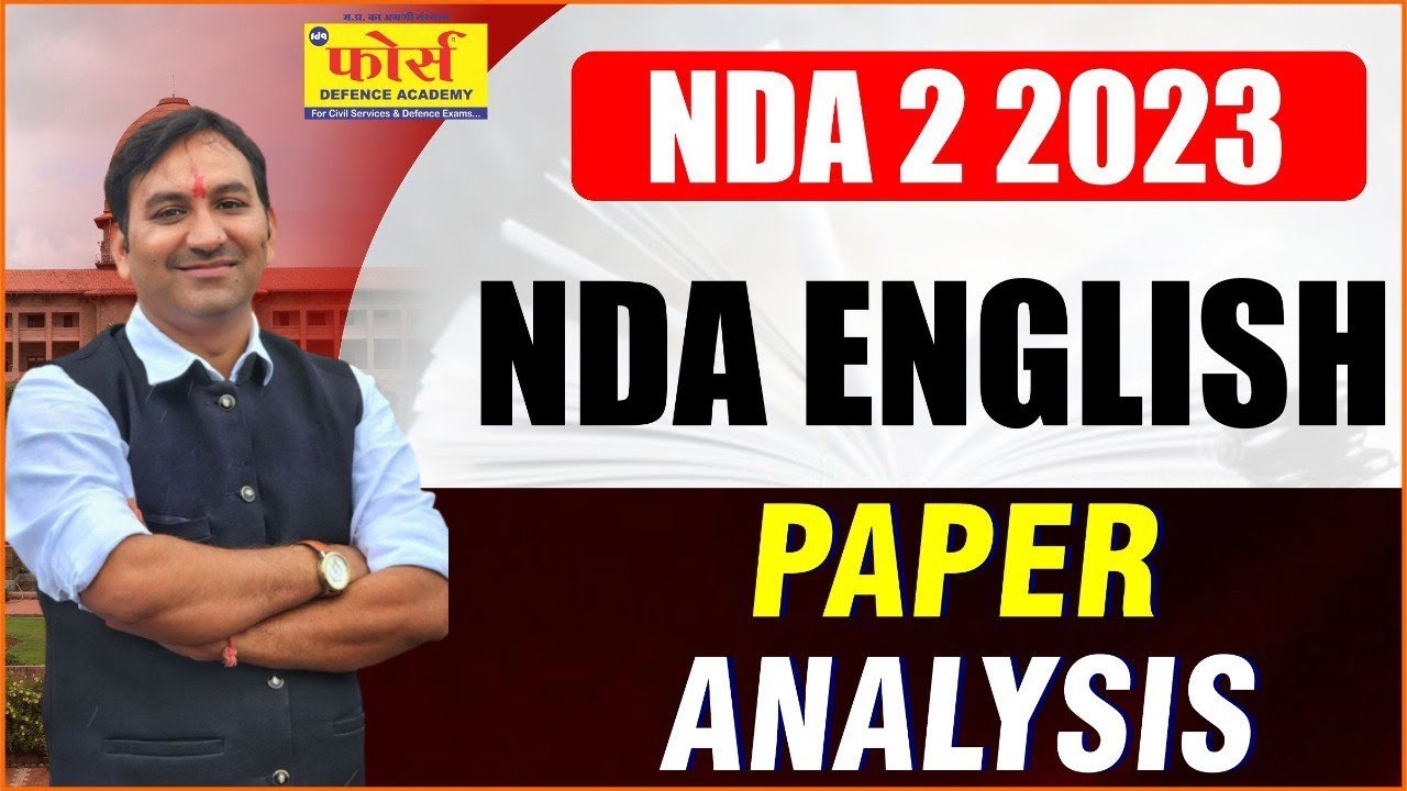 Complete NDA English Paper Solution 2 2023 | NDA English Paper Solution ...