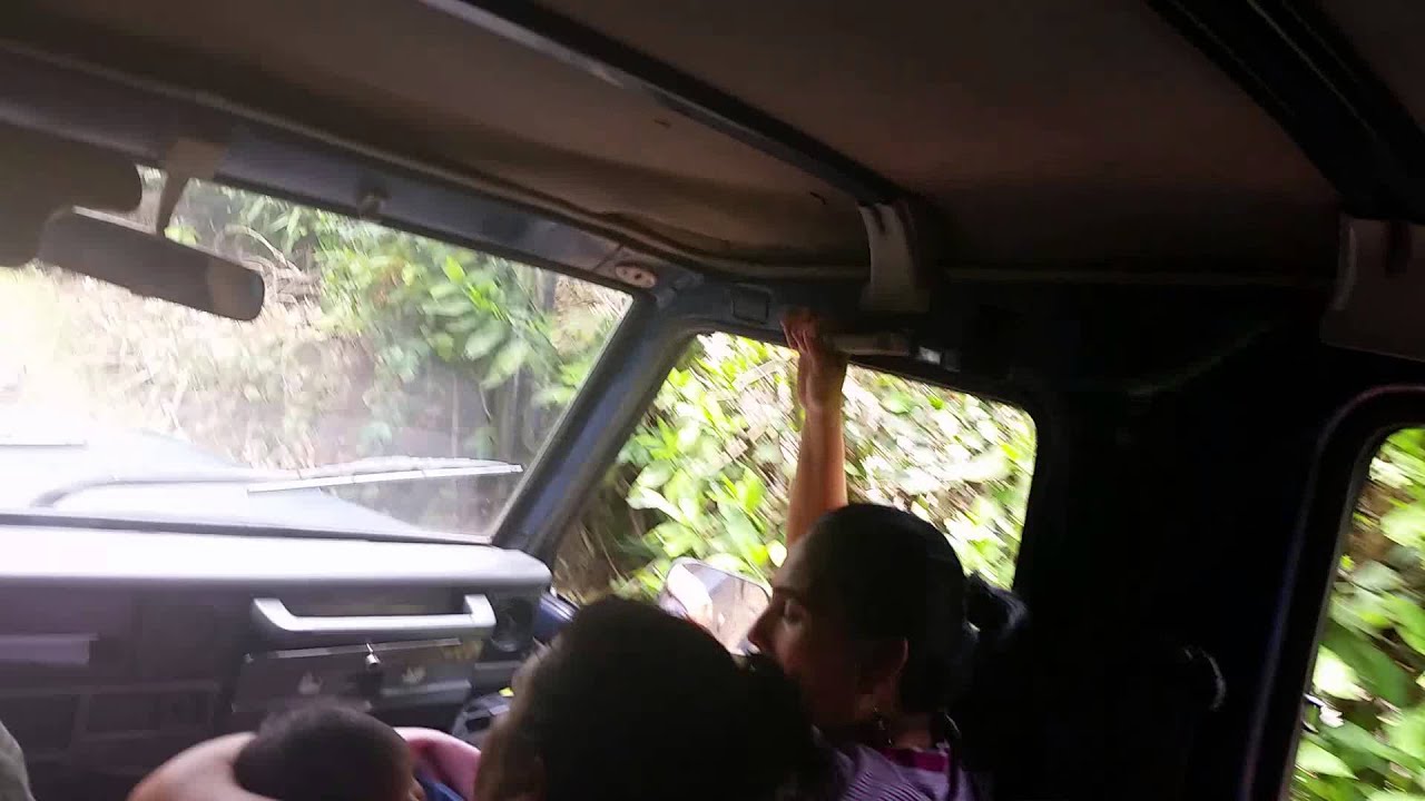 Very Bumpy car ride from Escuela Arevalos - YouTube