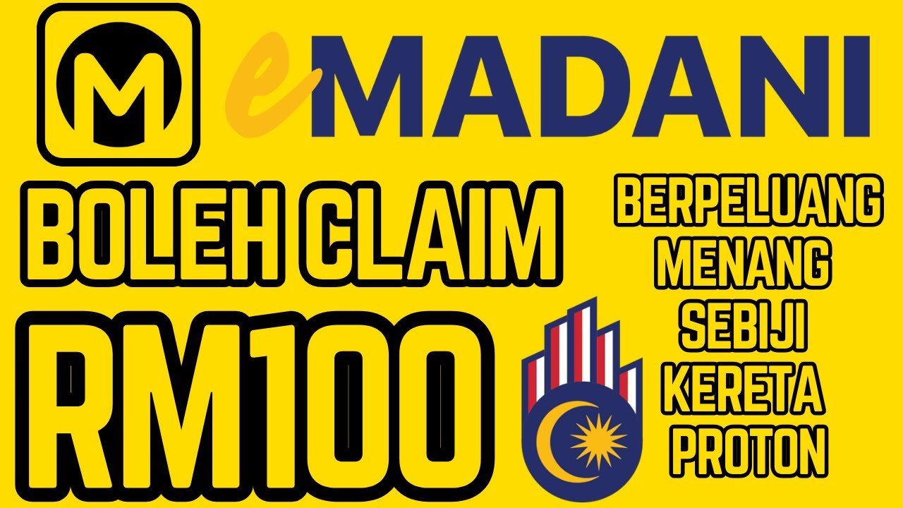 Cara Tebus RM100 eMadani eTunai di MAE Wallet - YouTube