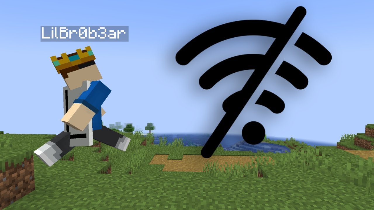 Playing Minecraft With NO Wifi - YouTube