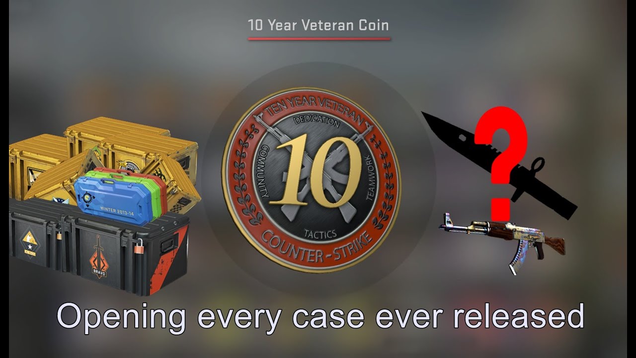 Celebrating 10 Year Coin by Opening every case in CSGO - Got a Knife ...