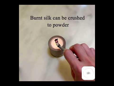 How to test for real silk (Burnt test)