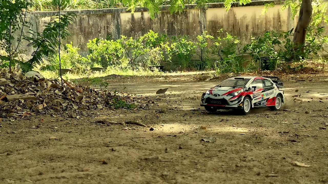 TT02 Yaris (Rally) ทดสอบ - YouTube