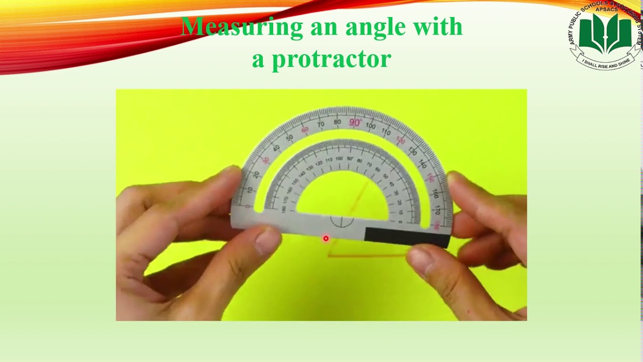 Aangle, Vertex ,Measuring angle with a Protracter,Maths V Week 9 ...