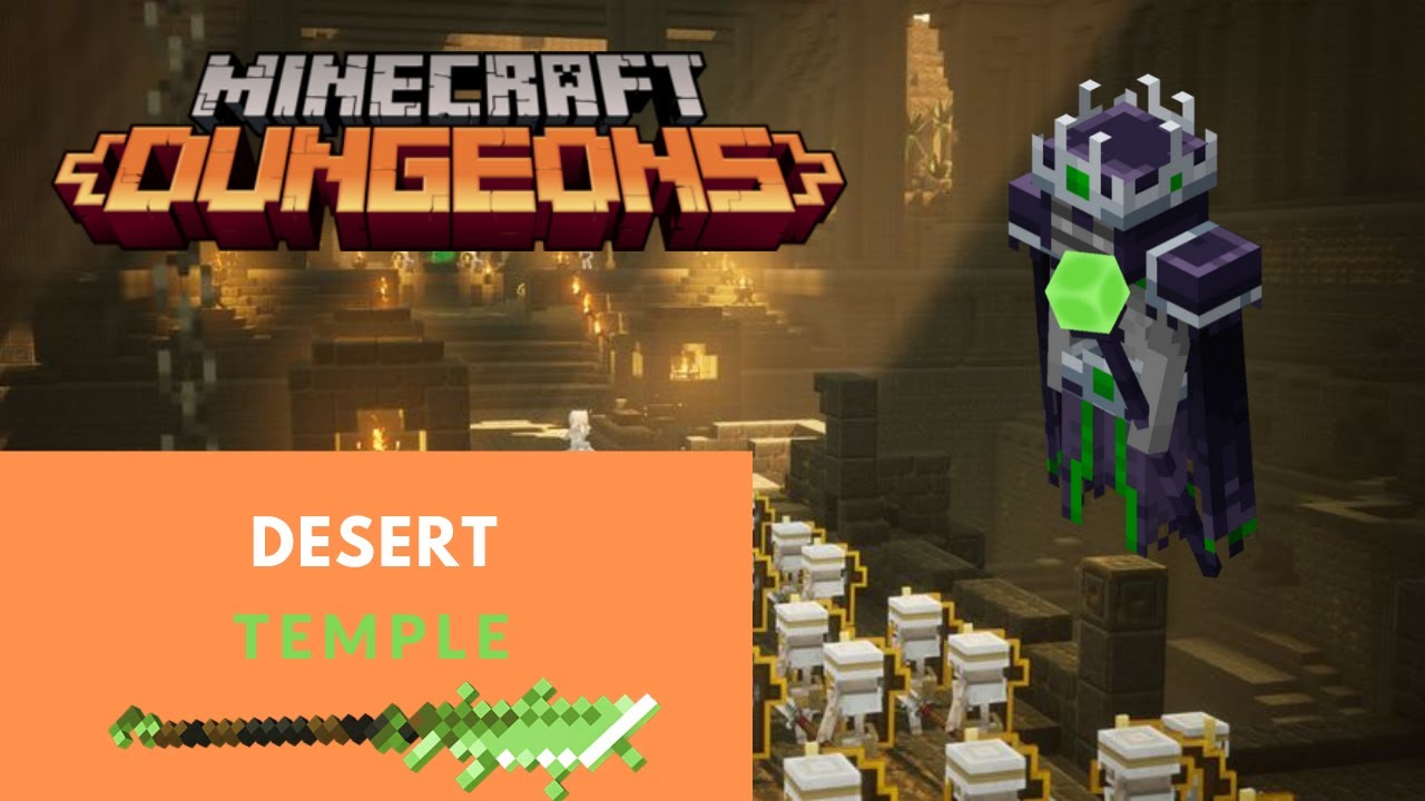 Minecraft Dungeons - Gameplay Walkthrough - Desert Temple - YouTube