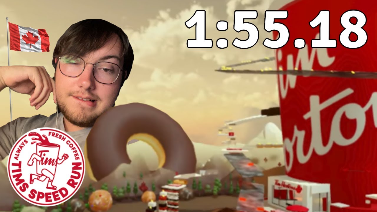 Tim Hortons Roblox Tims Speed Run in 1:55.18 - YouTube