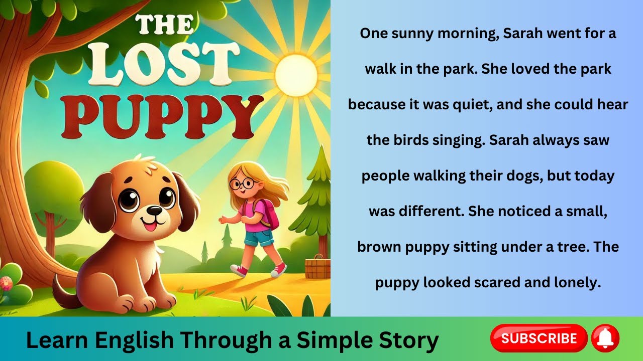 Learn English Through Story 🐶🐶 The Lost Puppy #english # ...