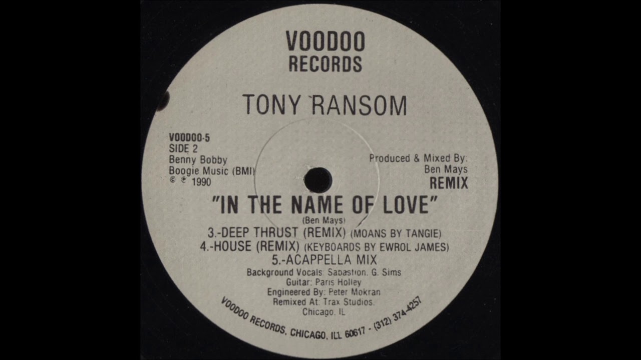 Tony Ransom - In The Name Of Love (Deep Thrust Remix) - YouTube