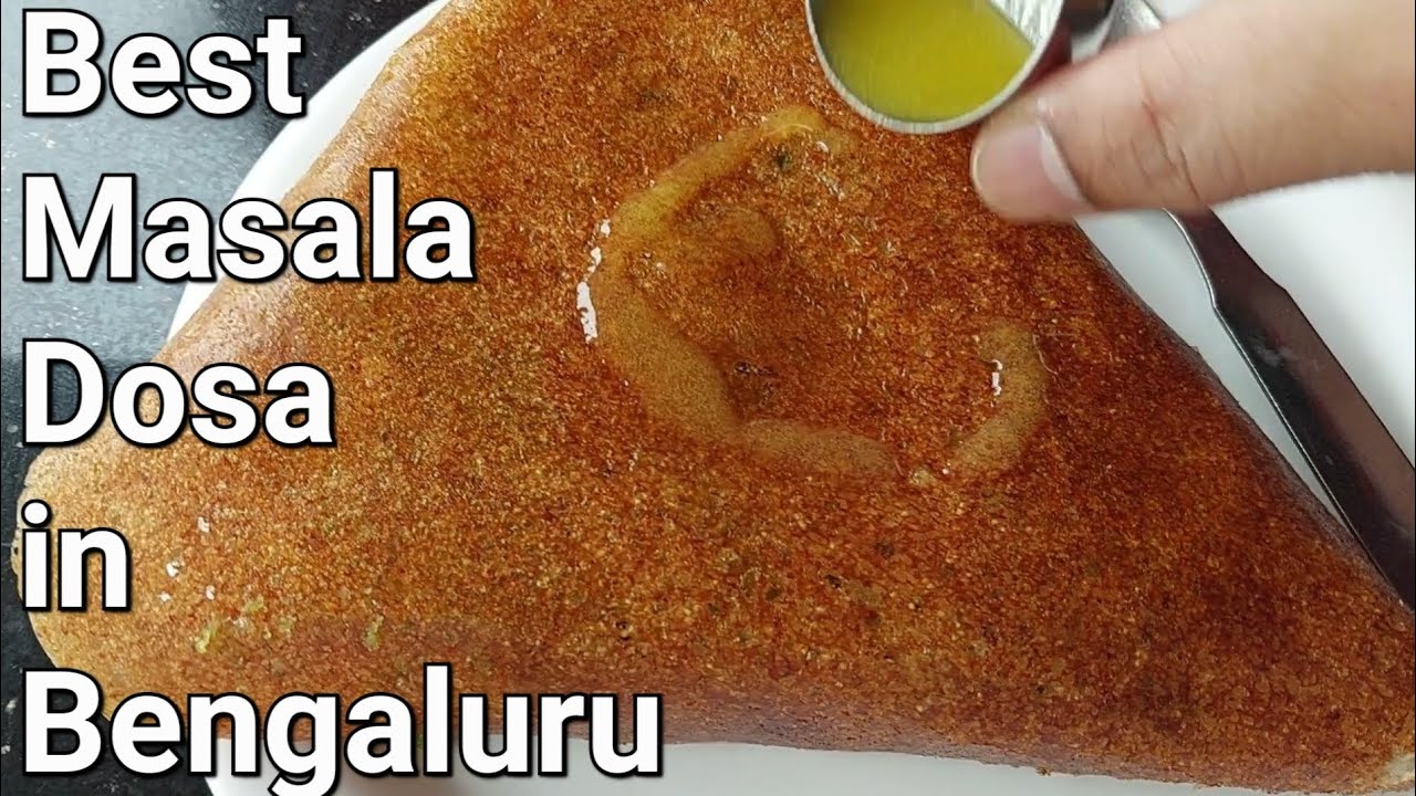Best Masala Dosa in Bengaluru Made with TASTY Rice | ULTIMATE BREAKFAST ...