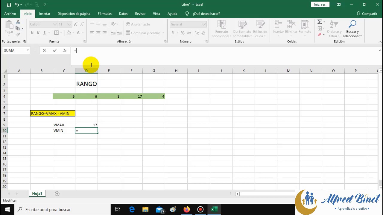 Rango en Excel - YouTube
