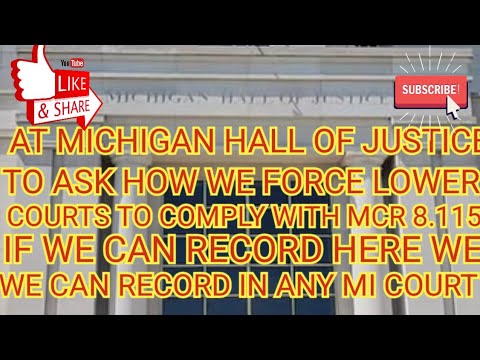 Michigan Hall Of Justice Tour & Info Gathering - YouTube