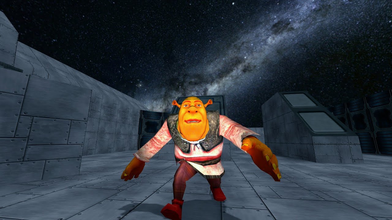 Shrek In Spaceship - YouTube