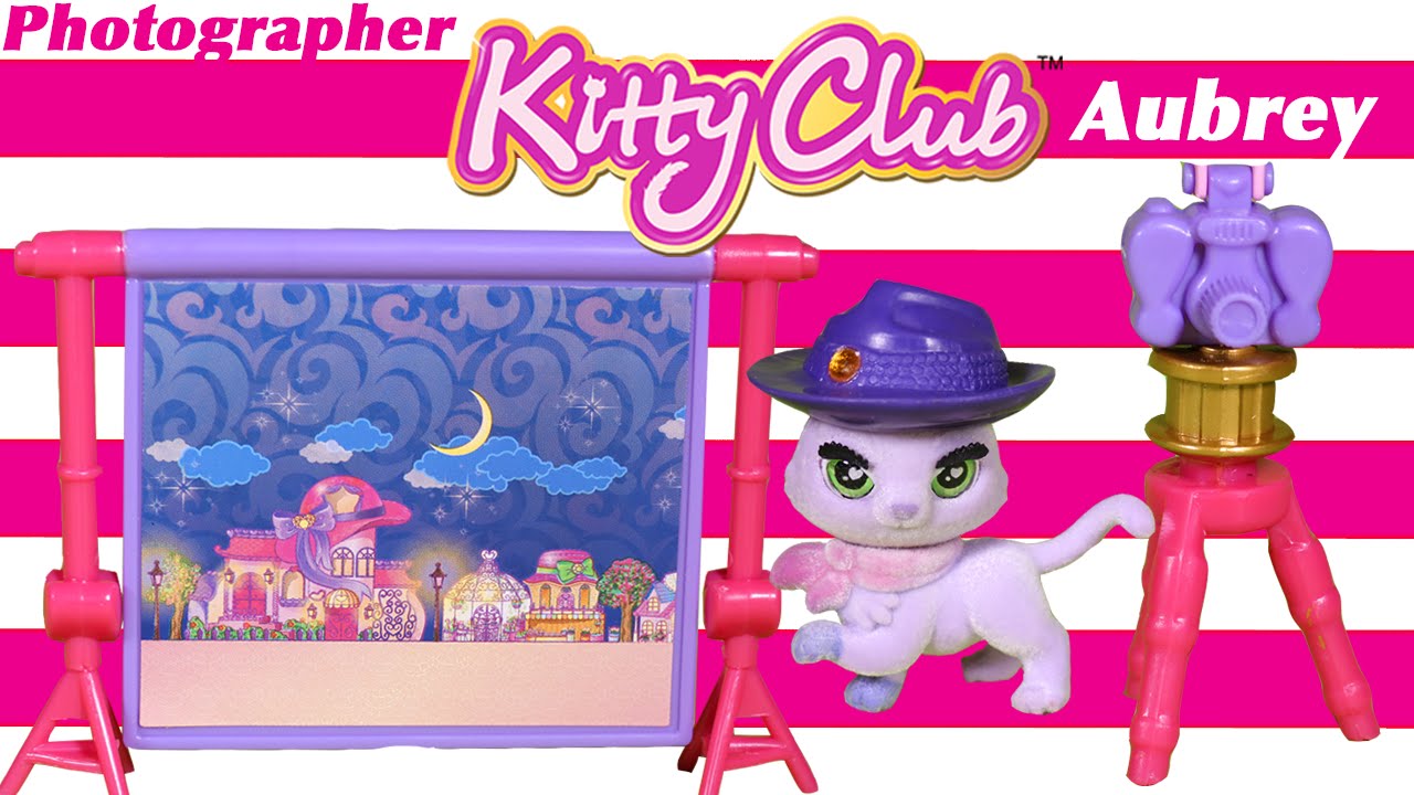 Kitty Club Figure and Accessory Set - Photographer Aubrey - Photoshoot ...