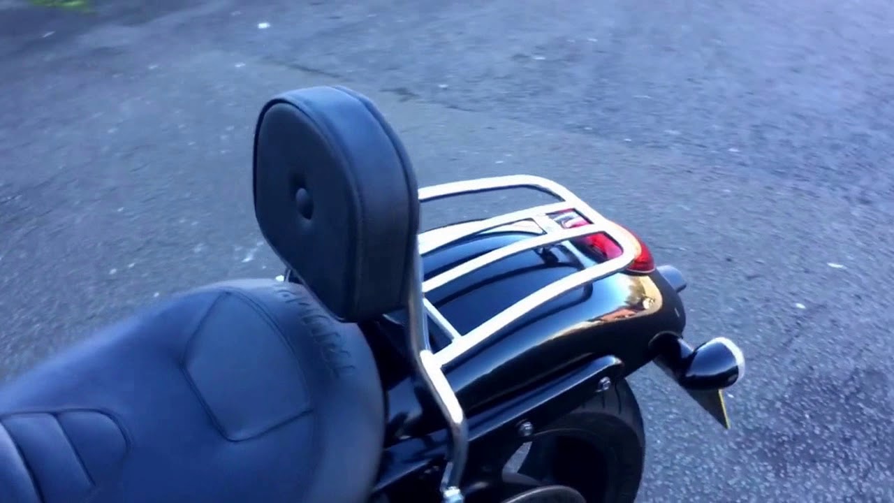 Triumph Thunderbird rider backrest and solo rack European made ...