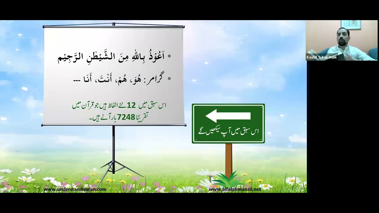 Understand Quran Easy way |Tawwuz | Detached Pronoun | Batch 292 QC1 U ...